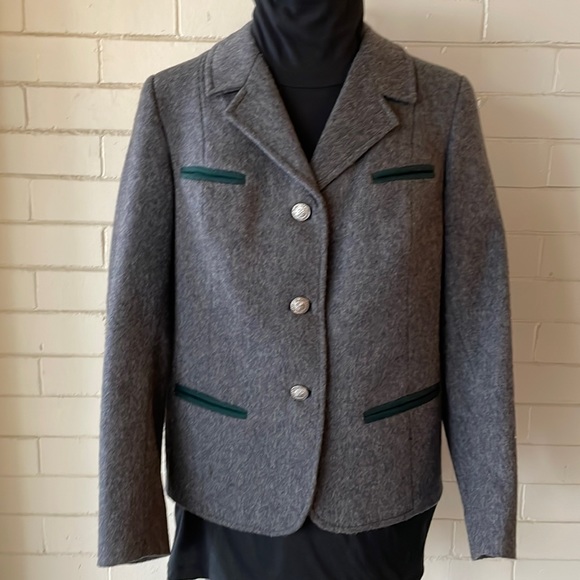 Jackets & Coats | Vintage Austrian Alpine Wool Jacket Blazer | Poshmark